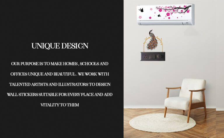 Radiant Floral Decals For Light Switches - Wall Stickers India